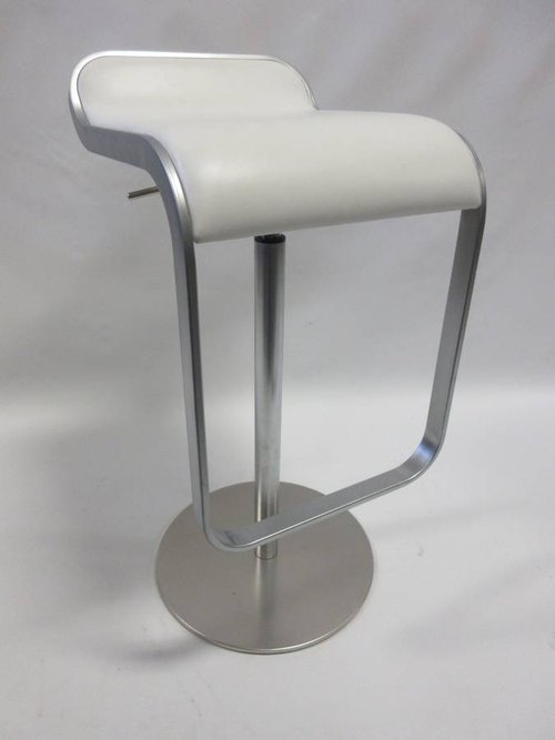Lapalma LEM Adjustable Counter / Bar Height Stool in White – Bygone Icons