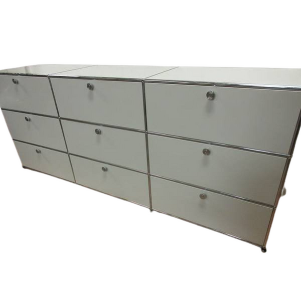 USM Haller Storage Cabinet / Wall Unit 9-Drawer in Light Grey – Bygone ...