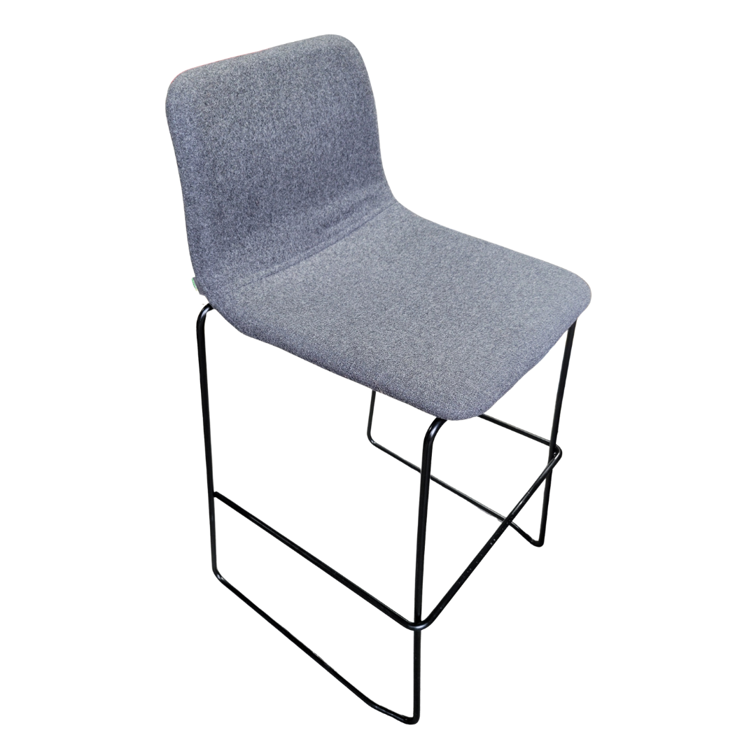 NaughtOne Polly Bar Height Stool in Dark Grey – Bygone Icons