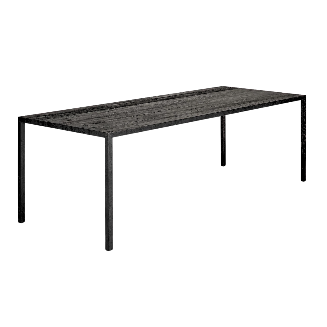 MDF Italia Tense 8-ft Bar Height Table in Carbonized Wood – Bygone Icons